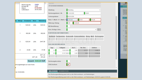 SAP invoice workflow: automated invoice processing