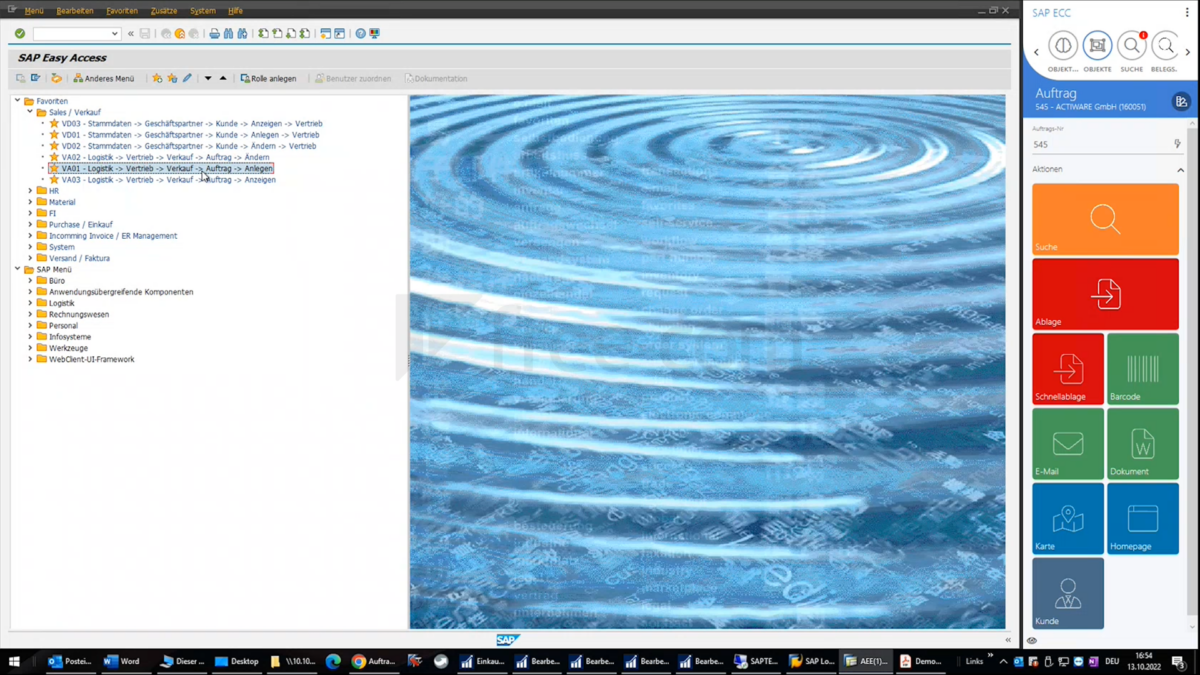 Simple document management with SAP and SharePoint