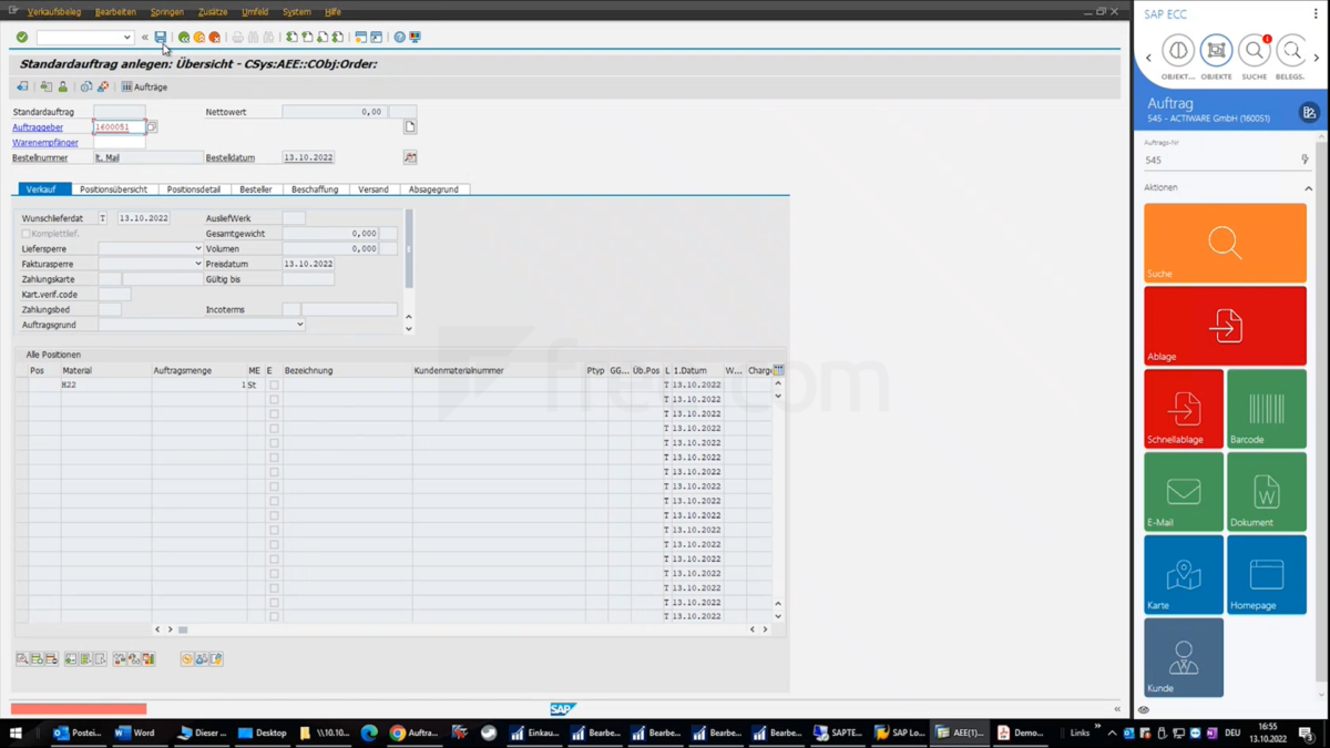 Simple document management with SAP and SharePoint